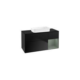 Villeroy & Boch V&B Waschtischunterschrank Wandbeleuchtung Finion 120x60 cm, Reg re Oli. m Lac, bla m Lac ; Villeroy & Boch (G712GMPD)