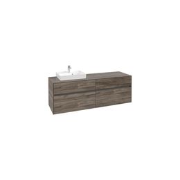 Villeroy & Boch V&B Waschtischunterschrank Collaro 160x54,8x50cm, WT links, stone oak ; Villeroy & Boch (C07800RK)