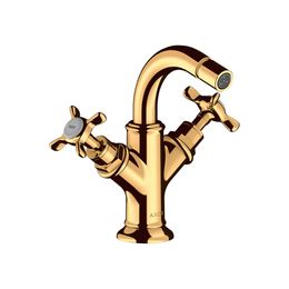 Hansgrohe 2-G-Bidet-Armat Axor Montreux A 104mm, m Kreuz, ZugstAblGar, po g opt (16520990)