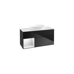 Villeroy & Boch V&B Waschtischunterschrank Wandbeleuchtung Finion 120cm, Pl w m, Reg wh. m Lac, bla m Lac ; Villeroy & Boch (GA61MTPD)
