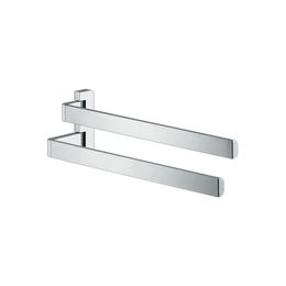 Hansgrohe Handtuchhalter Axor universal 409mm, 2-arm, schwenkb., Edelstahl-Optik (42821800)
