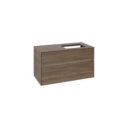 Villeroy & Boch V&B Waschtischunterschrank Collaro 100x54,8x50cm, WT r, LED 7,3 W, Ariz. Oa ; Villeroy & Boch (C111B0VH)