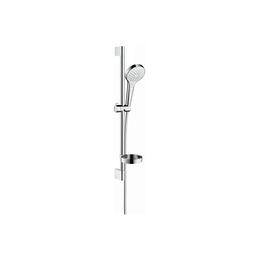 Hansgrohe Brause-Set Croma Select S Vario 669mm Brausestange, m Seifenschale, we/vc (26566400)