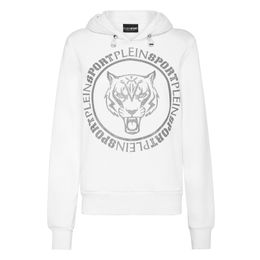 Plein Sport Sweatshirt 'Tiger' Damen Gr&ouml;&szlig;e L silber / wei&szlig;