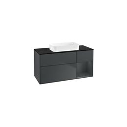 Villeroy & Boch V&B Waschtischunterschrank Finion 120x60 cm, Rg r md b m Lac, md bl. m Lac ; Villeroy & Boch (F712HGHG)