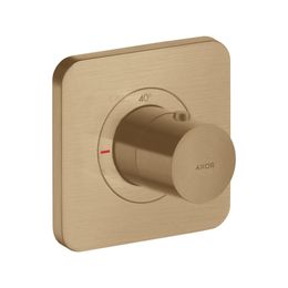 Hansgrohe Fertigset Axor Citterio E UP-Thermostat 120x120mm, brushed bronze (36702140)
