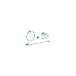 Grohe Bad-Set Essentials Chrom, 4 in 1, verdeckte Befestigung (40776001)