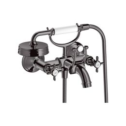 Hansgrohe Zwei-Griff-Sp&uuml;ltischarmatur Axor Montreux AP, Ausl. 224mm, m Kreuzgr., pol. bla vc (16540330)