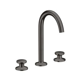 Hansgrohe 3-Loch-Waschtischarmatur Sel. 170 Axor One A 140mm, m Pus-Op-Abl, brush. bla vc (48070340)
