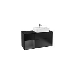 Villeroy & Boch V&B Waschtischunterschrank Wandbeleuchtung Finion 120cm, Pl b m, Rg l A m, bla m Lac ; Villeroy & Boch (G142GKPD)