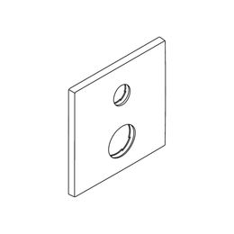 Hansgrohe Rosette Axor Starck X Wannenmischer chrom (97924000)