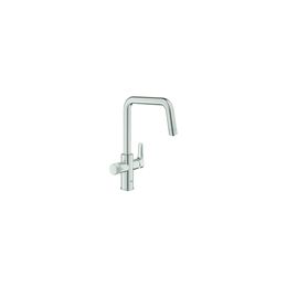Grohe SPT-Batterie Blue Pure Eurosmart 30583 U-Auslauf supersteel (30583DC0)