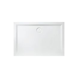 Hoesch Mineralguss-Duschwanne Muna 120x80x3cm, wei&szlig; matt, Solique (4180xA.013)