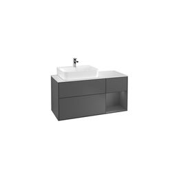 Villeroy & Boch V&B Waschtischunterschrank Finion 120cm, Pl w m, Rg r A m, Anthrac. m ; Villeroy & Boch (F151GKGK)