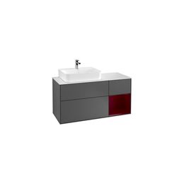 Villeroy & Boch V&B Waschtischunterschrank Finion 120cm, Pl wh. m, Reg re Peo, Anthrac. m ; Villeroy & Boch (F151HBGK)