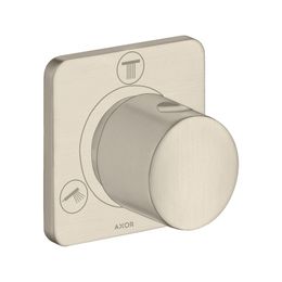 Hansgrohe Fertigmontageset Trio/Quattro UP-Ab- und Umstellventil, brushed nickel (34920820)