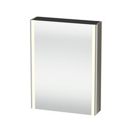 Duravit Uni-Spiegelschrank XSquare Steckd. F 60x15x80cm, 1 Tür, o ES, An L, f Gr hgl (XS7111L89891000)