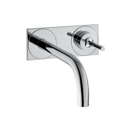 Hansgrohe Fertigmontageset Axor Uno UP-Waschtisch-Einhebelmischer, Pin-Griff, Pl, A 165mm, chr (38112000)