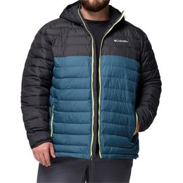 Columbia Powder Lite II Hooded Herrenjacke dunkelblau M - Herrenjacken