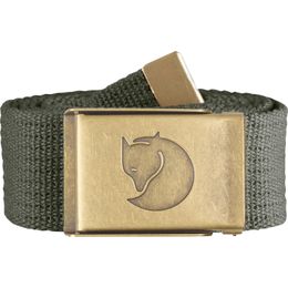 Fj&auml;llr&auml;ven Fj&auml;llr&auml;ven Canvas Brass Belt G&uuml;rtel 4 cm dunkelgrau - Handschuhe, G&uuml;rtel & Sonstiges