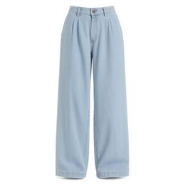 Urban Classics Ladies Wide Leg Light Denim Pants ' ' Damen Gr&ouml;&szlig;e 49/50 blau