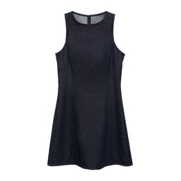 Mango Kleid 'Blossom' Damen Gr&ouml;&szlig;e 40 navy Winterkleid
