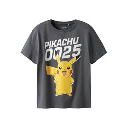 Two Soon T-Shirt 'Pok&eacute;mon' Jungen Gr&ouml;&szlig;e 122/128 gelb / grau / wei&szlig;