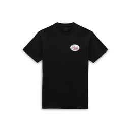 Vans T-Shirt 'GAS STATION' Herren Gr&ouml;&szlig;e L rot / schwarz / wei&szlig;