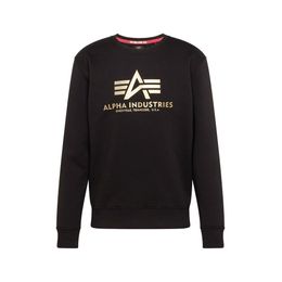Alpha Industries Sweatshirt Herren Gr&ouml;&szlig;e XS gold / schwarz