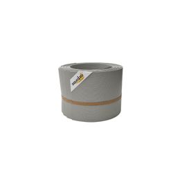 zaun zu® Sichtschutz Rille 10x Einzelstreifen 2,55m Sichtschutz Steingrau, 10 x 2,55m