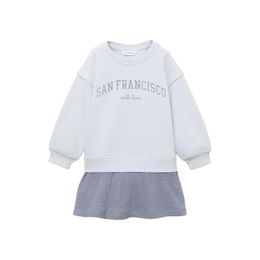 Mango Kids Kleid 'SANFRAN' M&auml;dchen Gr&ouml;&szlig;e 98 saphir / pastellblau