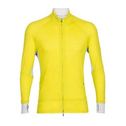 Icebreaker Sportsweatjacke 'ZoneKnit' Herren Größe S gelb