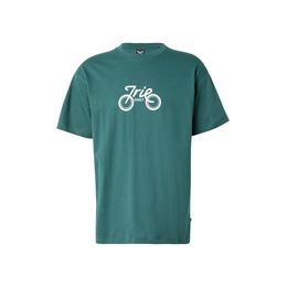 Iriedaily Shirt 'Daily Bike' Herren Gr&ouml;&szlig;e XS jade / wei&szlig;