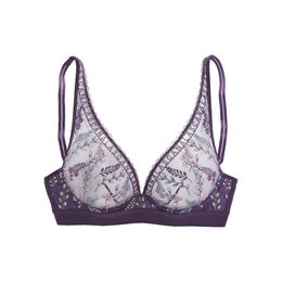 Lascana Bra female size 85 Light green / Plum / Powder