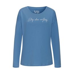 Vivance Shirt Damen Gr&ouml;&szlig;e XS/S hellblau / wei&szlig;