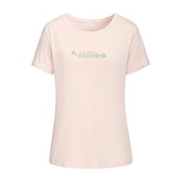 s.Oliver Schlafshirt Damen Gr&ouml;&szlig;e XS/S grau / rosa / wei&szlig;