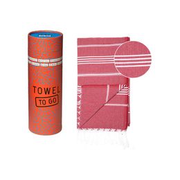Samimi Hamamtuch in Rot - (L)180 x (B)100 cm - 62% | Badtextilien