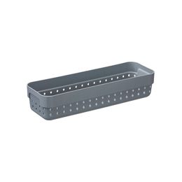 NHG Aufbewahrungskorb in Grau - (B)23,8 x (H)5 x (T)7,8 cm - 34% | Kisten-koerbe