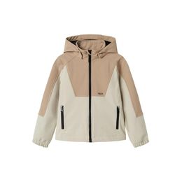 name it Funktionsjacke 'NKNAlfa08' Jungen Gr&ouml;&szlig;e 134 camel / kitt