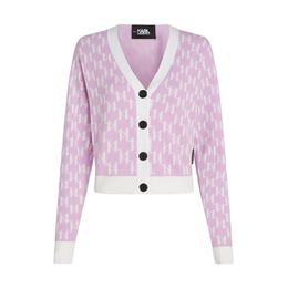 K by KARL LAGERFELD Karl Lagerfeld Knit Cardigan female Purple size S