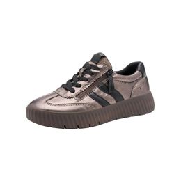 Tamaris Sneaker Damen Gr&ouml;&szlig;e 38 dunkelbraun / rosegold