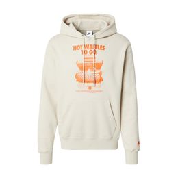 Nike Sportswear Sweatshirt 'CLUB' Herren Gr&ouml;&szlig;e XXL orange / offwhite