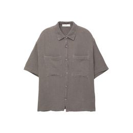 Pull&Bear Pull&bear Button Up Shirt male Grey size S