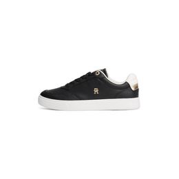 Tommy Hilfiger Sneaker 'ESSENTIAL' Damen Gr&ouml;&szlig;e 37 gold / schwarz