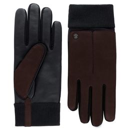 Roeckl Full Finger Gloves 'KOPENHAGEN TOUCH' male Brown size 7,5