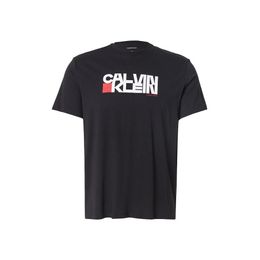 Calvin Klein Jeans T-Shirt Herren Gr&ouml;&szlig;e L rot / schwarz / wei&szlig;