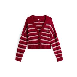 Tommy Jeans Knit Cardigan female Red size L