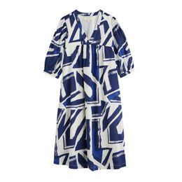 Seasalt Cornwall Dress 'Earth Colours' female Blue size 16