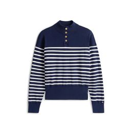 Tommy Hilfiger Pullover Damen Gr&ouml;&szlig;e L navy / wei&szlig;