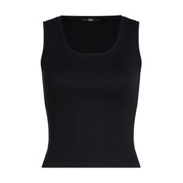 K by KARL LAGERFELD Karl Lagerfeld Top female Black size XXL